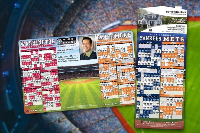Baseball Schedule Magnets