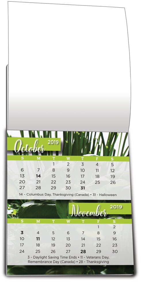 Healthy Living Calendar Pages