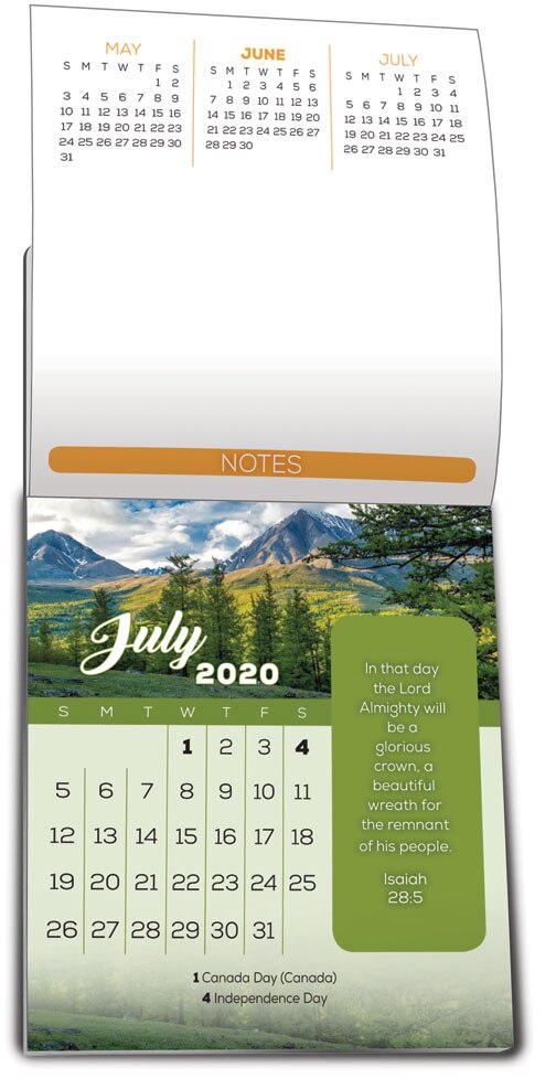 Christian Calendar Pages