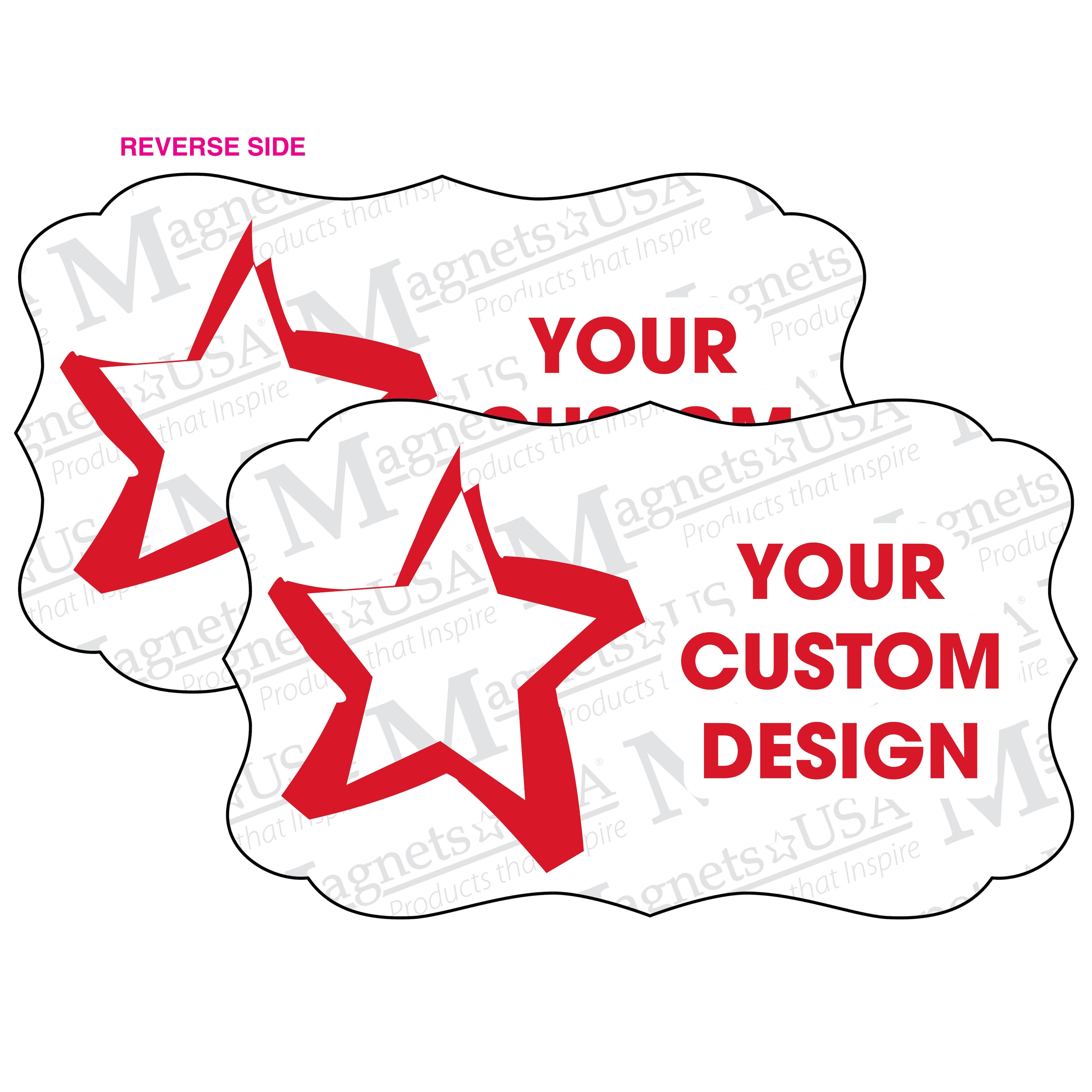 Custom Fancy-Shape Business Card (Horizontal)