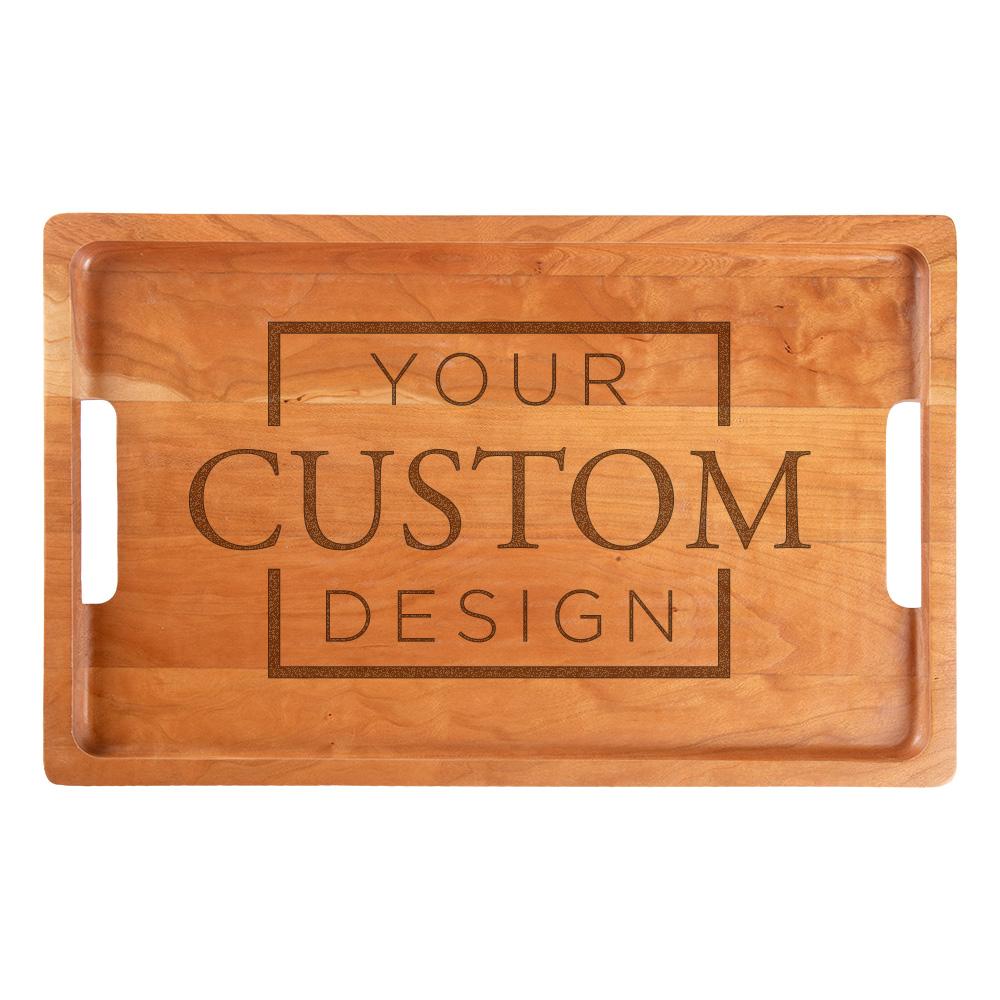 Limited Edition Engraved Cherry Serving Tray