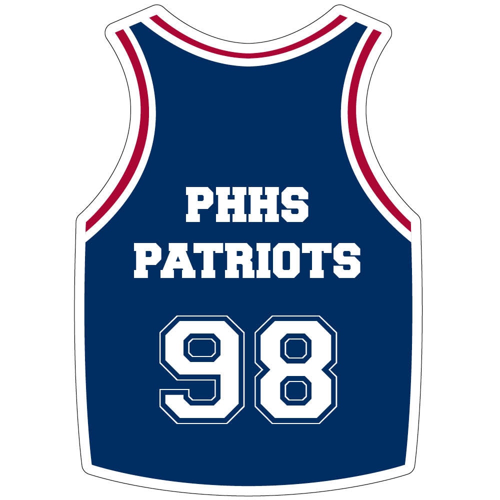 Team Color Basketball Jersey Car Magnet | Magnets USA®