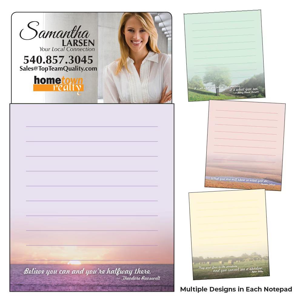 Designer Notepad Magnet | Standard | Scenic Quotes