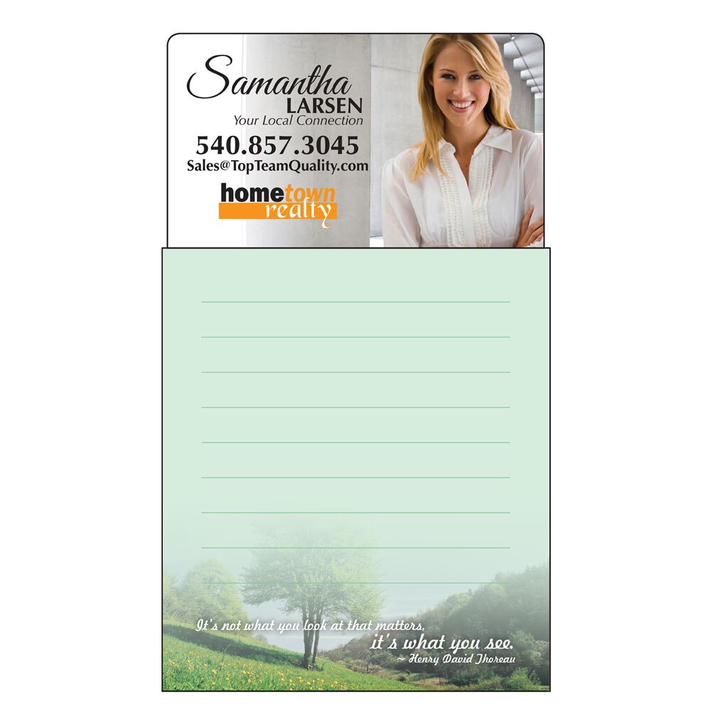Designer Notepad Magnet | Standard | Scenic Quotes
