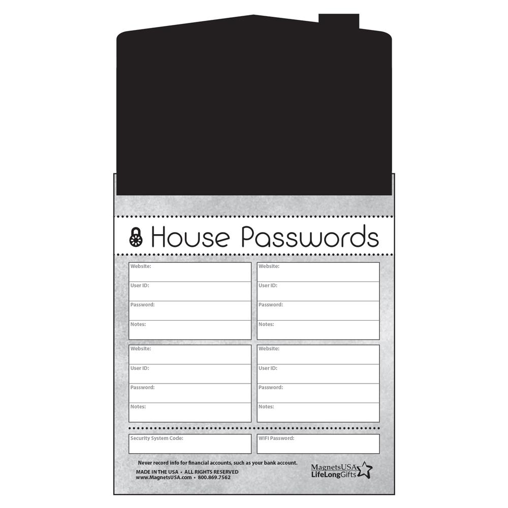 Designer Notepad Magnet | House | Watercolor Houses