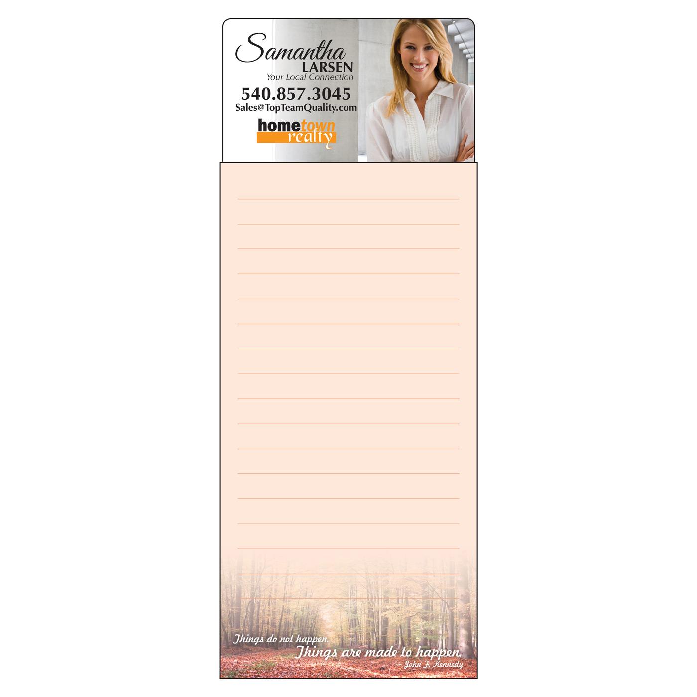 Long Designer Magnetic Notepad | Standard | Scenic Quotes