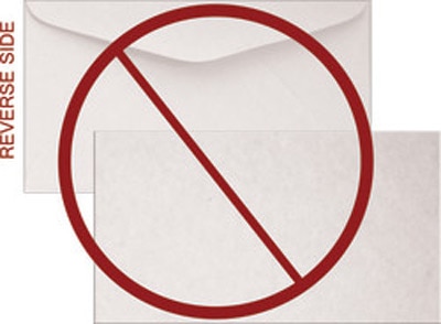 Do not include envelopes