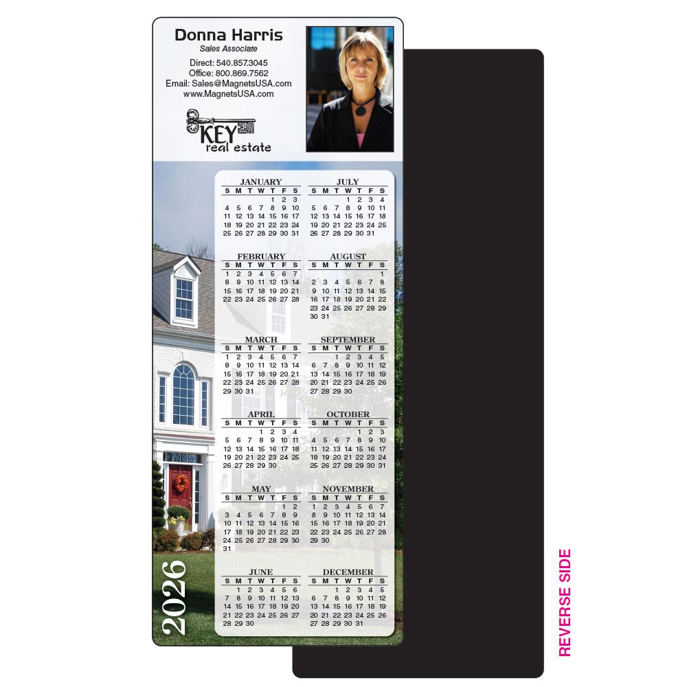 Calendar Magnet | Standard 3.5x8.75 | House Design