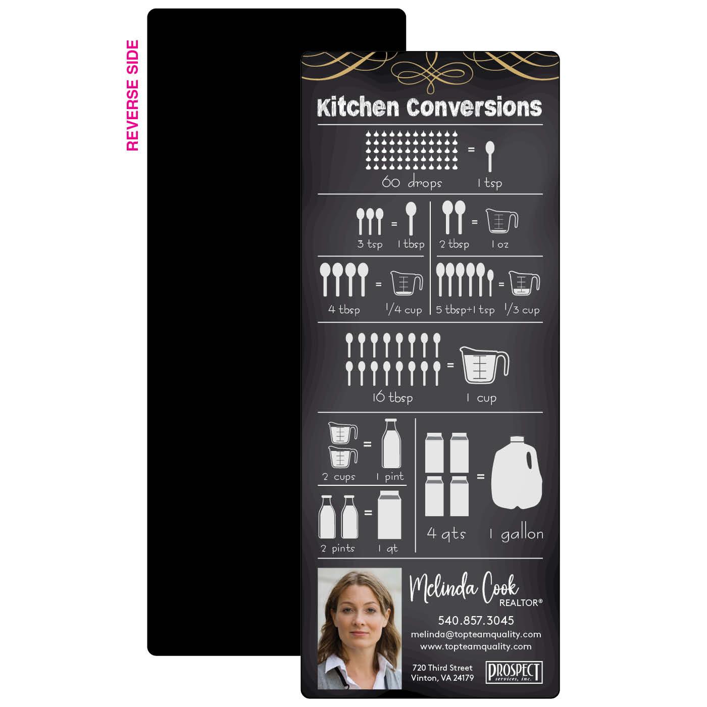 Kitchen Magnet | Standard 3.5x8.75 | Chalkboard Conversions