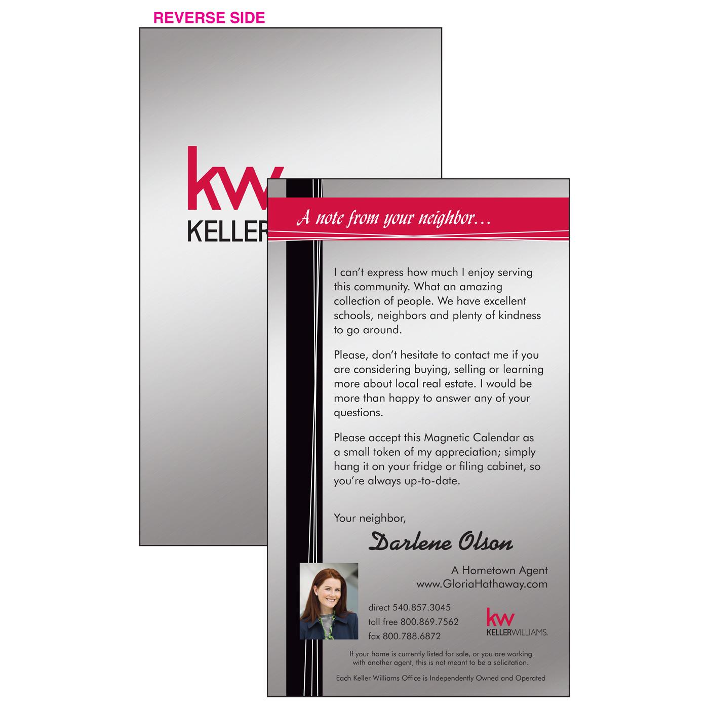 Personalized Premium Magnet | Keller Williams® Bold Stripes | Magnets USA®