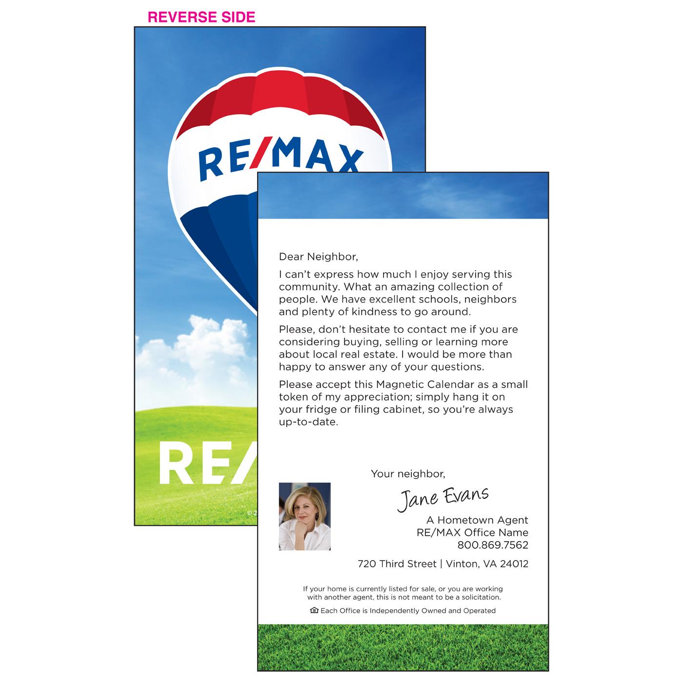 Personalized Premium GiftNote™ | RE/MAX® Field | Magnets USA®
