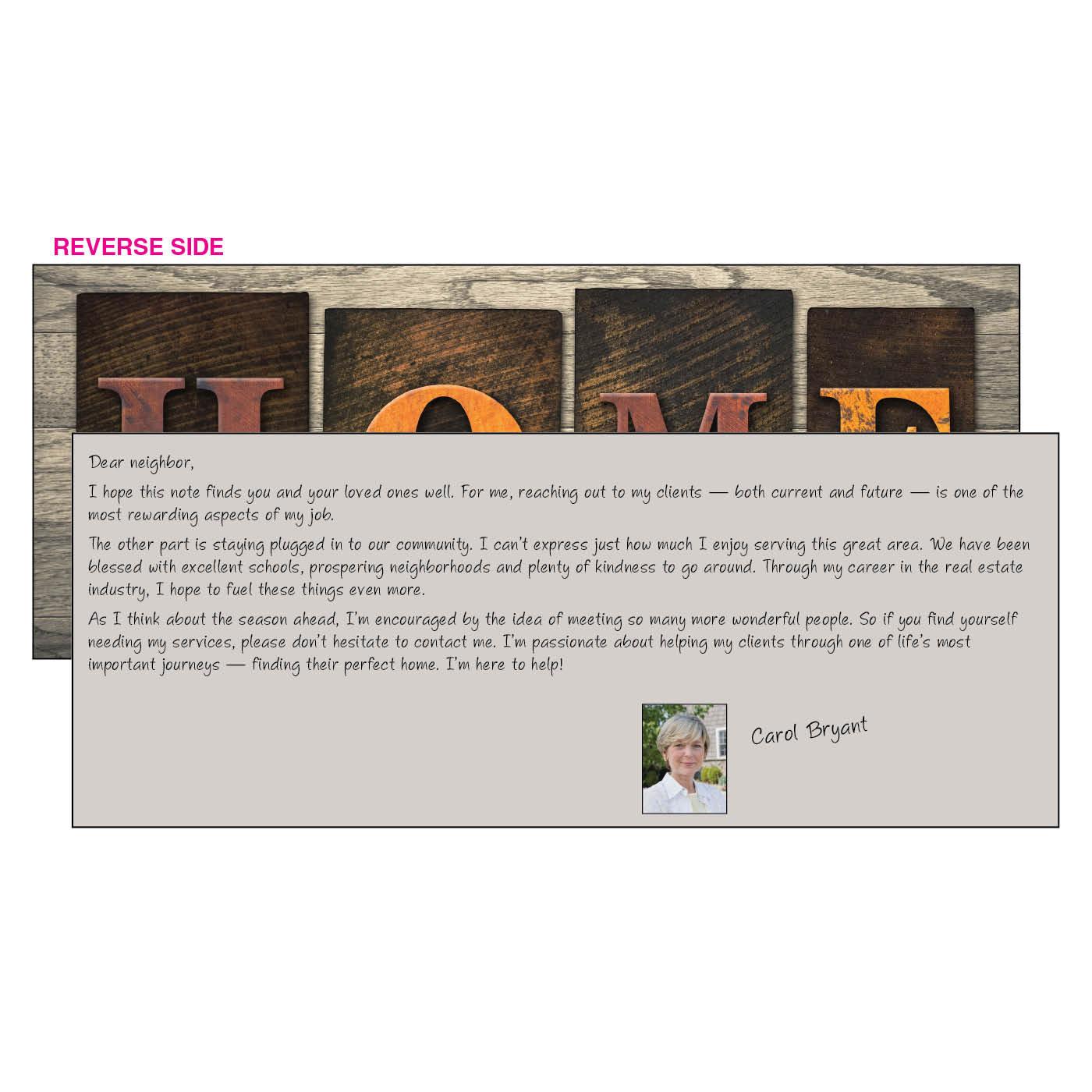 Home Rustic Retreat Premium GiftNote™