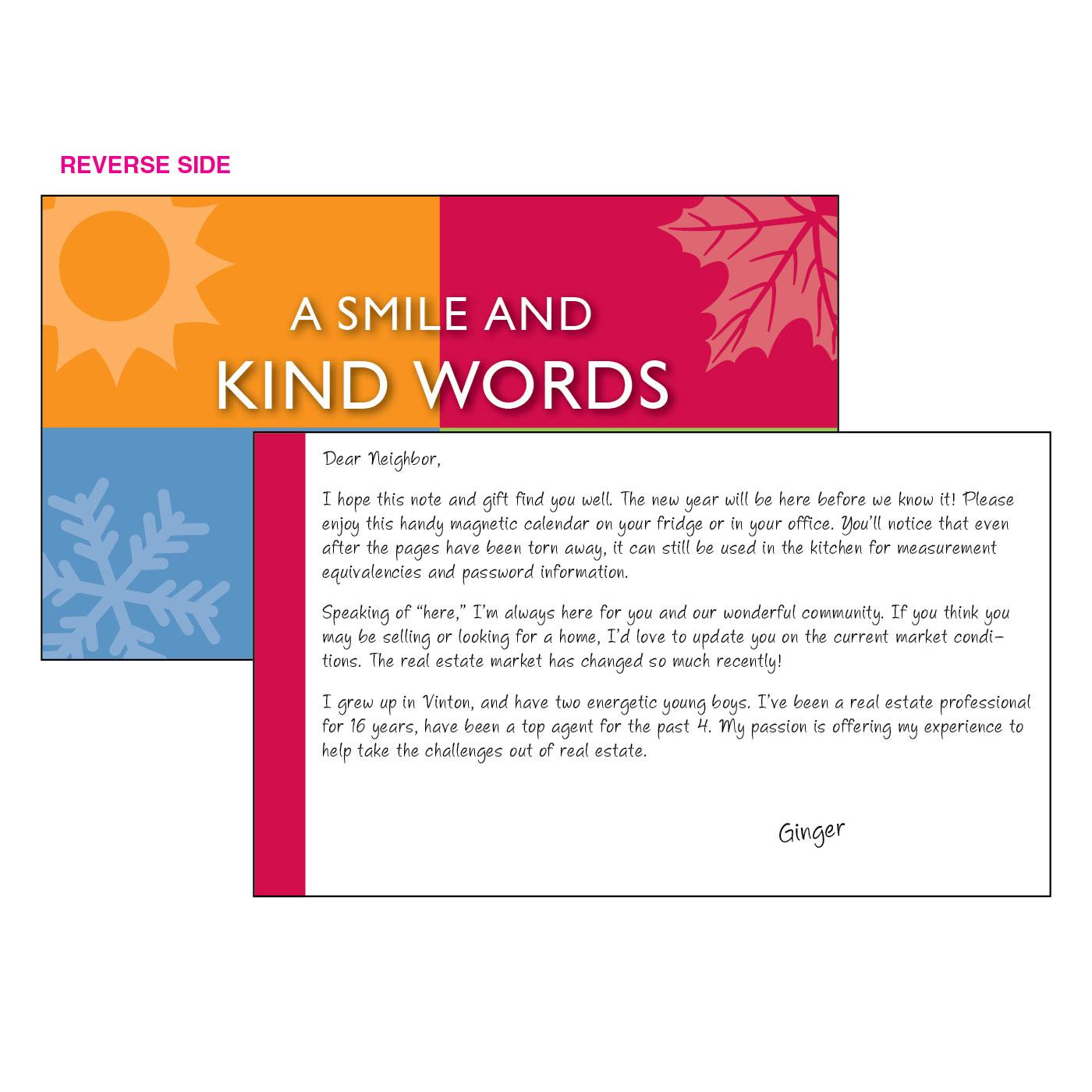 A Smile & Kind Words Lightweight GiftNote™