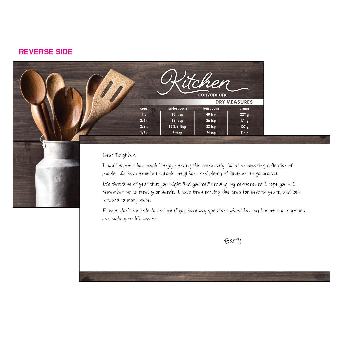 Kitchen Conversions Lightweight GiftNote™