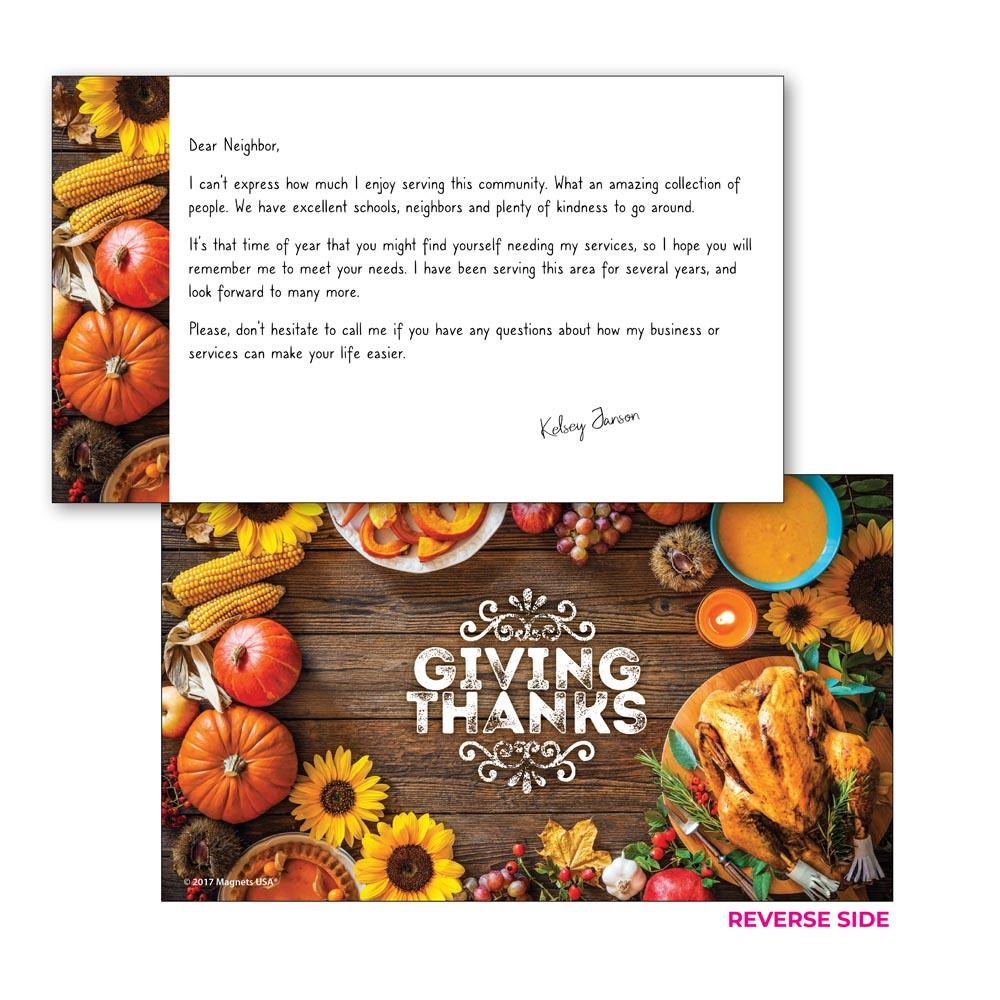 Giving Thanks Lightweight GiftNote™