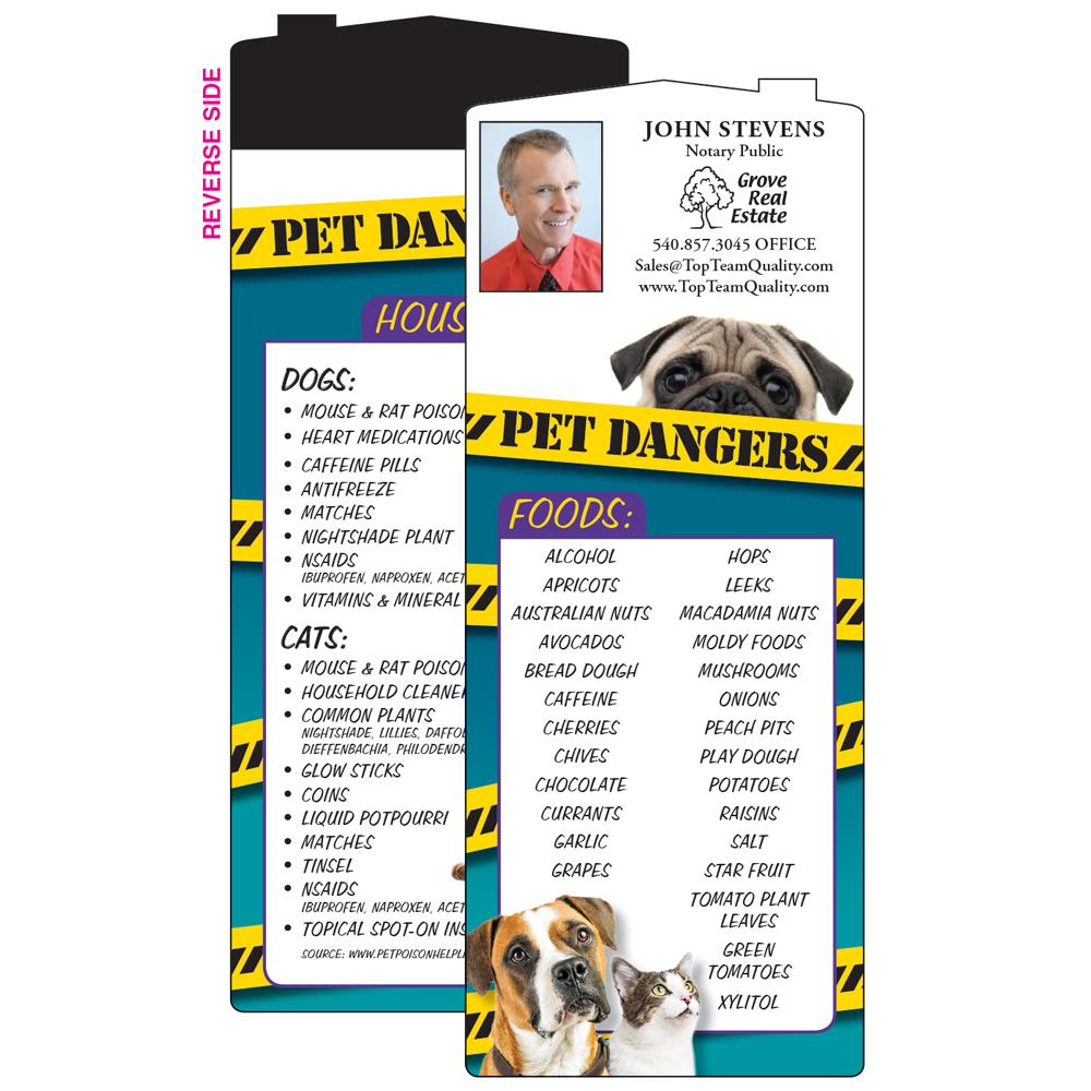 Reference Magnet | House 3.5x8.75 | Pet Dangers