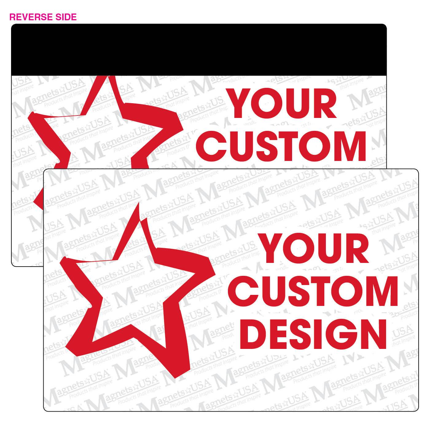 5.5 x 8.5 Custom 2-sided Magnetic Card (Horizontal)