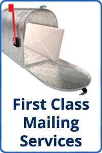 Mail First Class - 1 oz Service and Postage