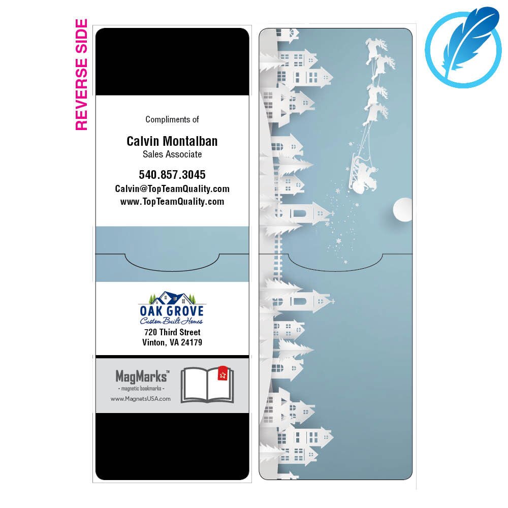 MagMarks™ | Magnetic Bookmark Business Cards | Magnets USA®