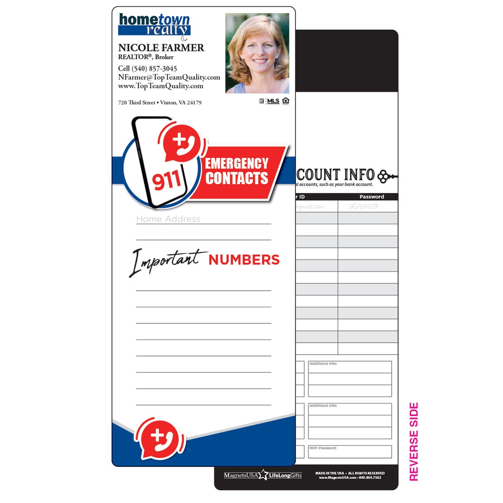 Emergency Numbers | Magnets USA