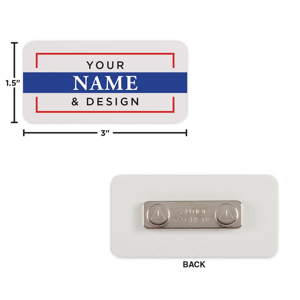 Magnetic Name Badge | Magnets USA