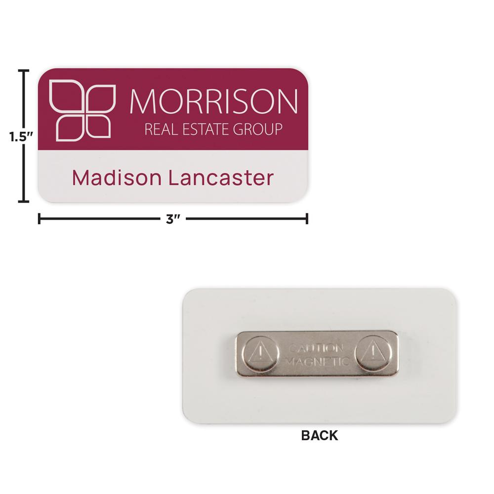 Magnetic Name Badge | Magnets USA