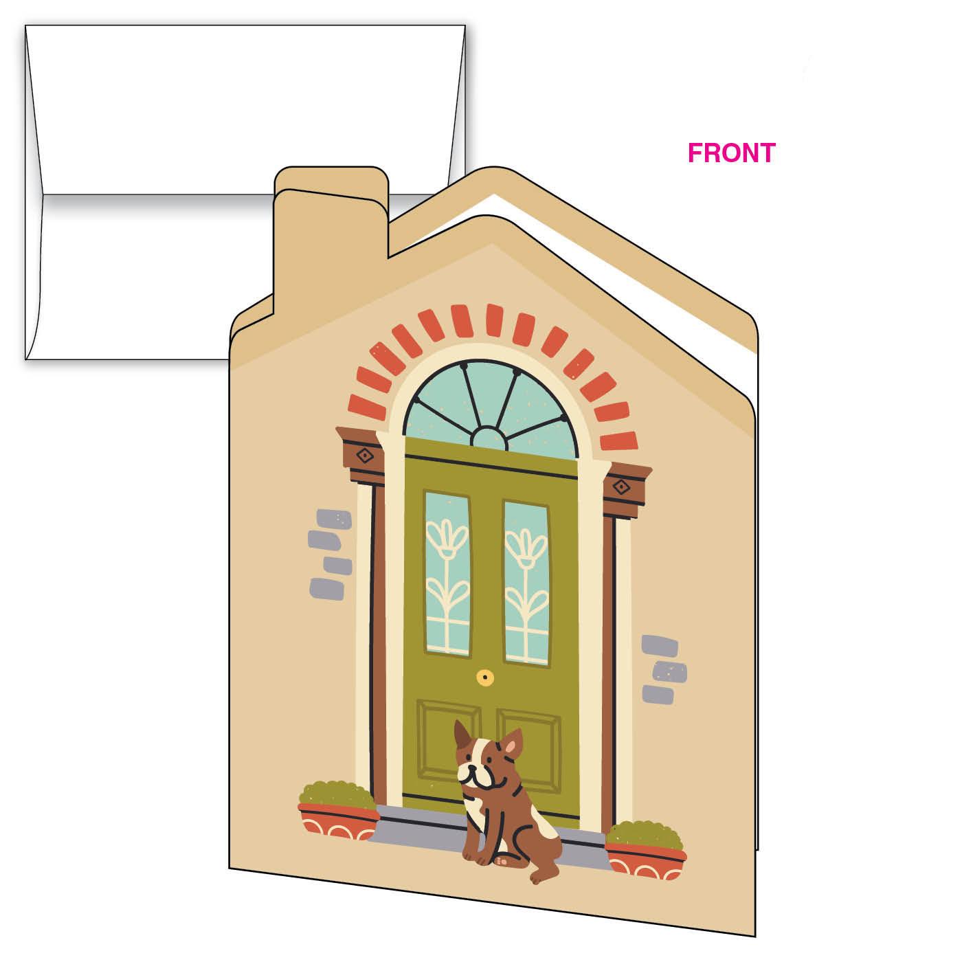 House-Shaped Notecards | Magnets USA®