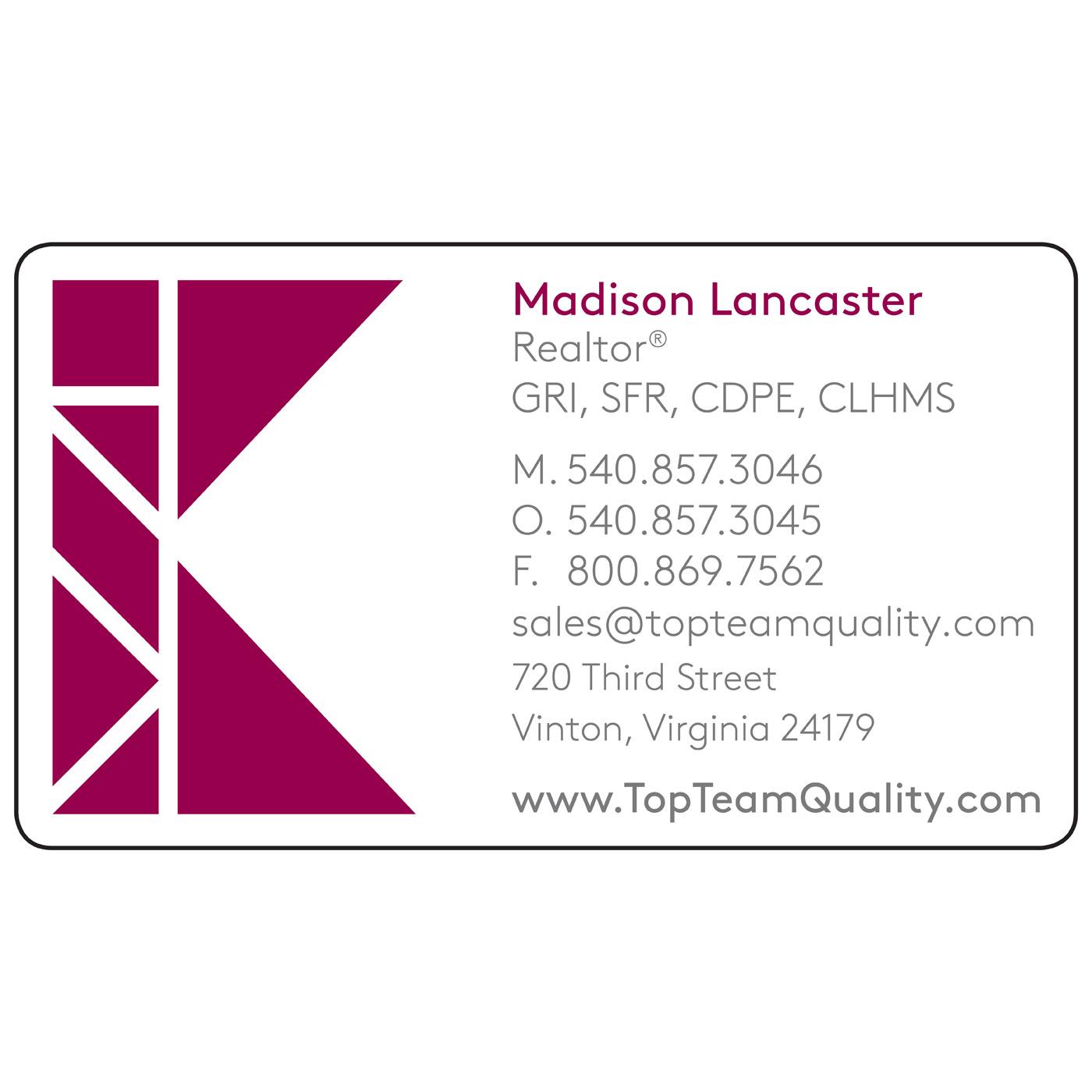 Geometric Design Magnetic Business Card | Magnets USA®