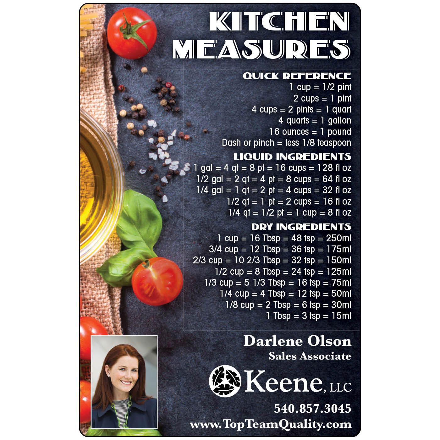 Printed Magnet | Kitchen Conversions | Magnets USA®