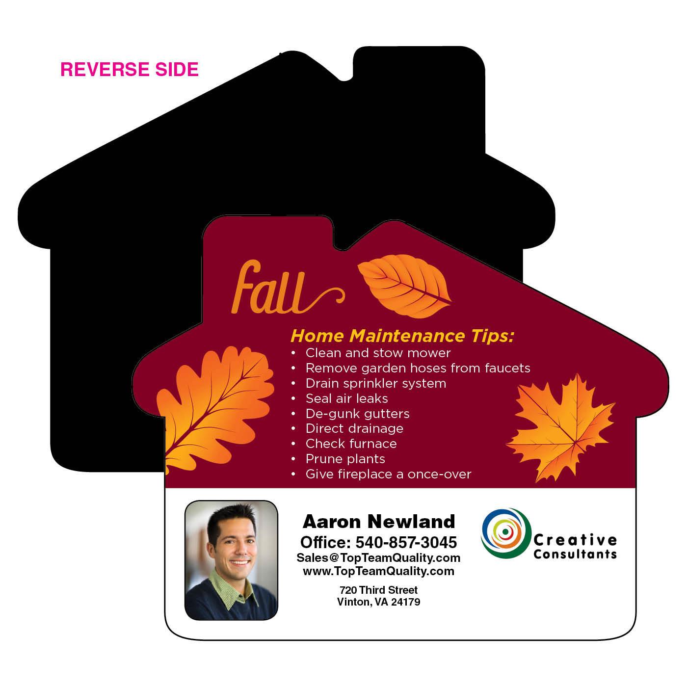Fall Home Maintenance House Magnet | Magnets USA®