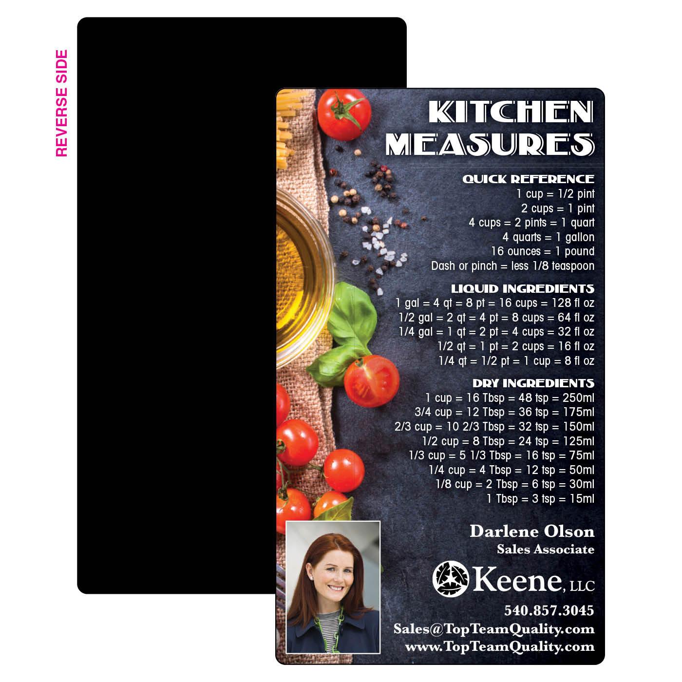 Household Reference | Kitchen Conversions | Magnets USA®