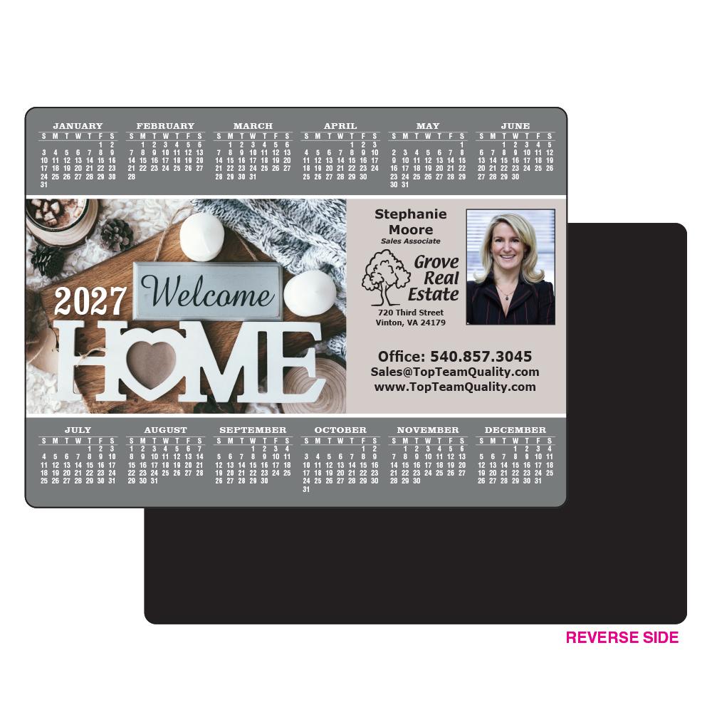 Welcome Home Year-at-a-Glance Calendar Magnet